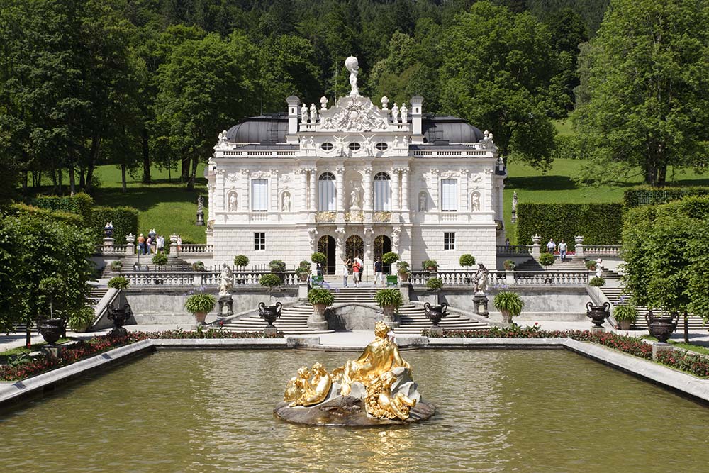 Schloss Linderhof - Schlösser und Burgen in Europa